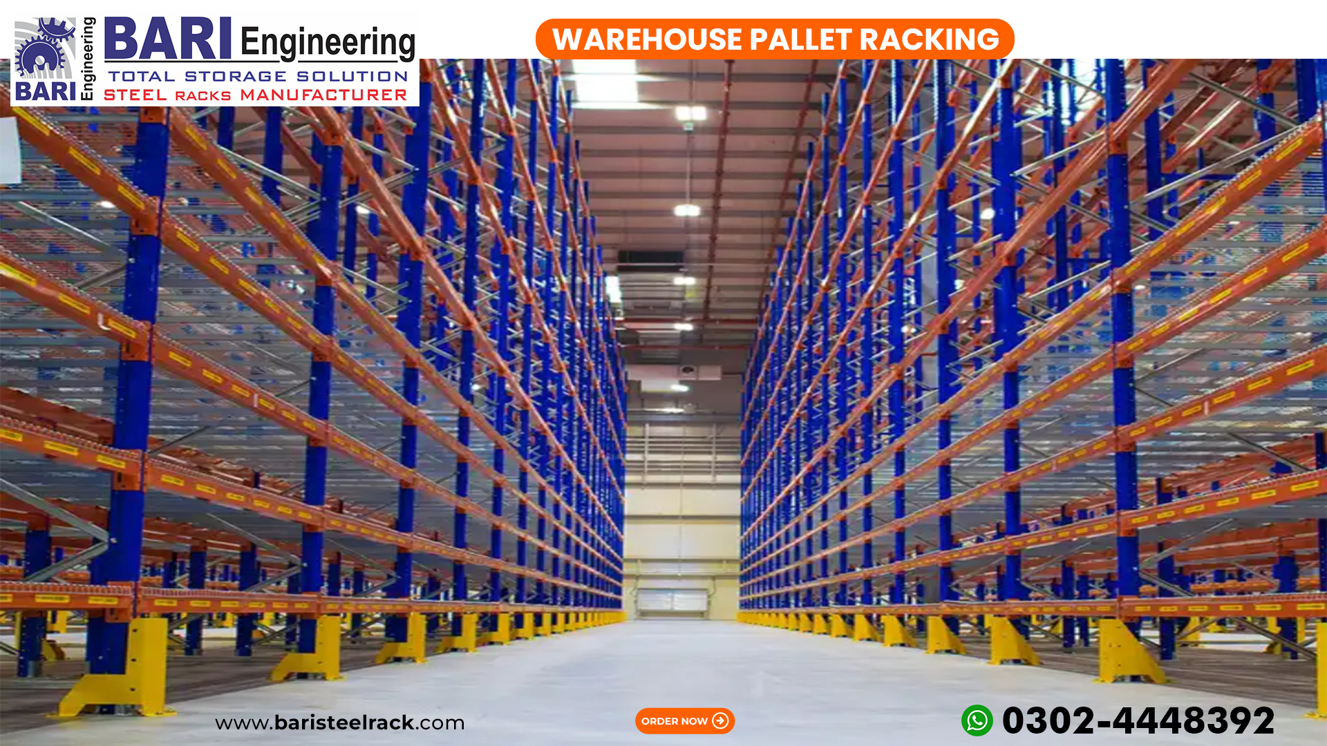 Drive Through Racking | Pallet Flow Racking | Industrial Pallet Racking