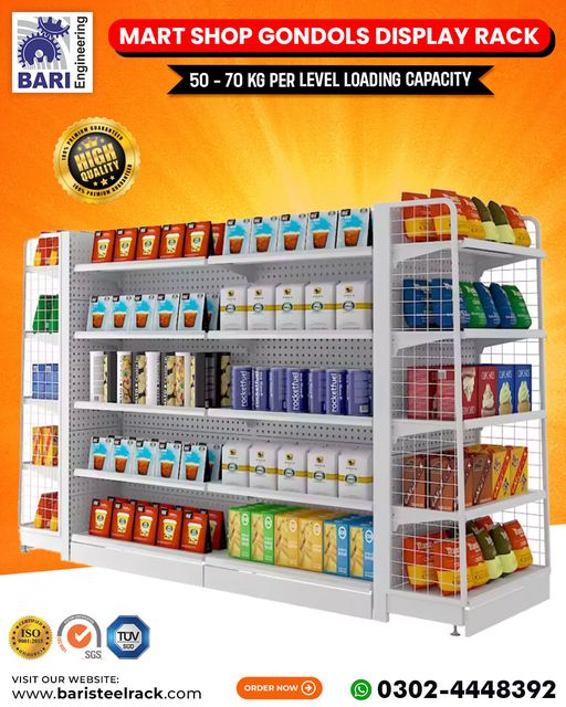 Steel Racks | Display Rack | Wall Rack | Gondola Rack | Gondola Shelving