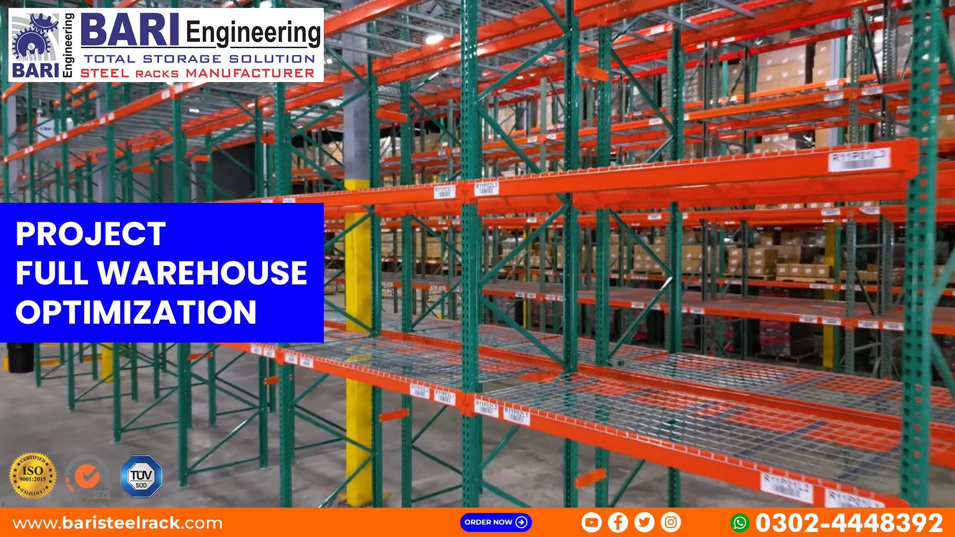 Logistics Storage Racking | Industrial Pallet Racking | Pallet Racking ...