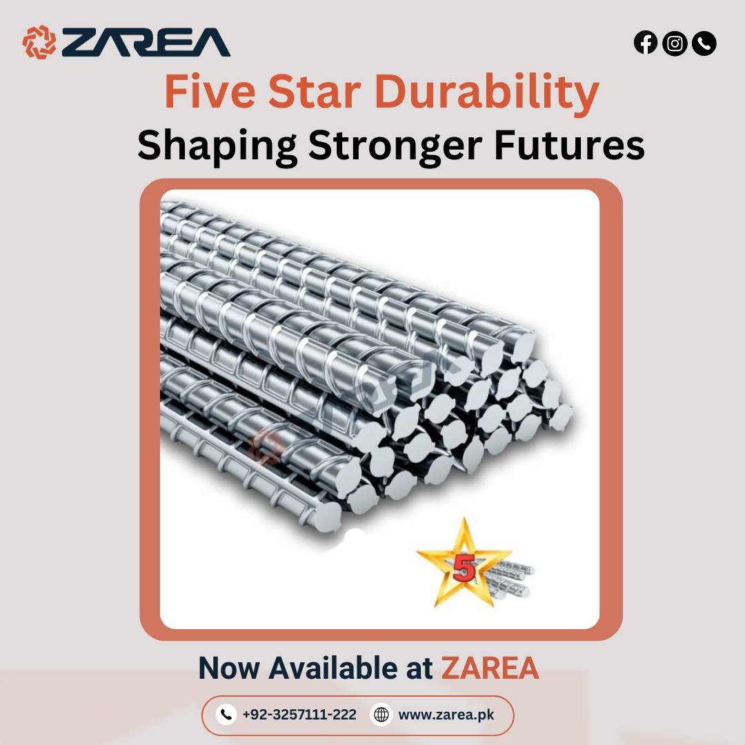 Five Star Steel (Grade 60 Steel Bar ) | Zarea Limited
